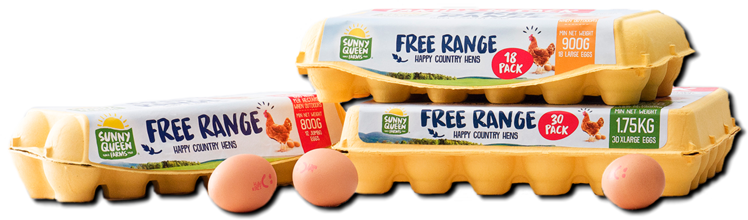 Free Range Eggs - Sunny Queen Farms